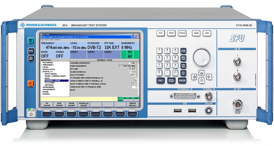 Medidas de conformidad ANSI/SCTE 40 utilizando R&S®SFU, R&S®SFE y R&S ...