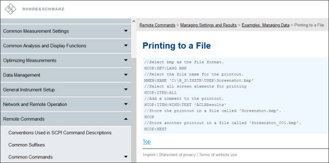 2. Introducing SCPI Commands | Rohde & Schwarz