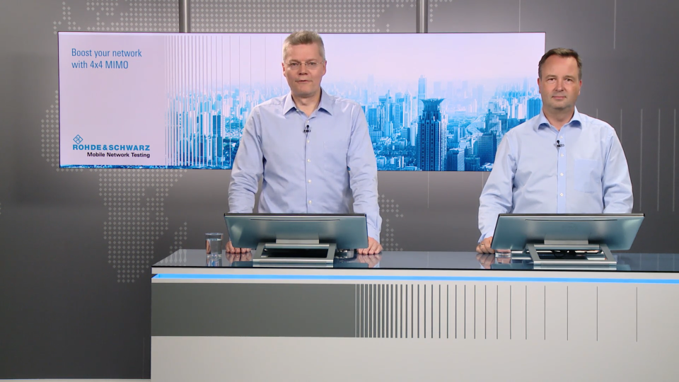 웹세미나: Boost your network with 4x4 MIMO | Rohde & Schwarz