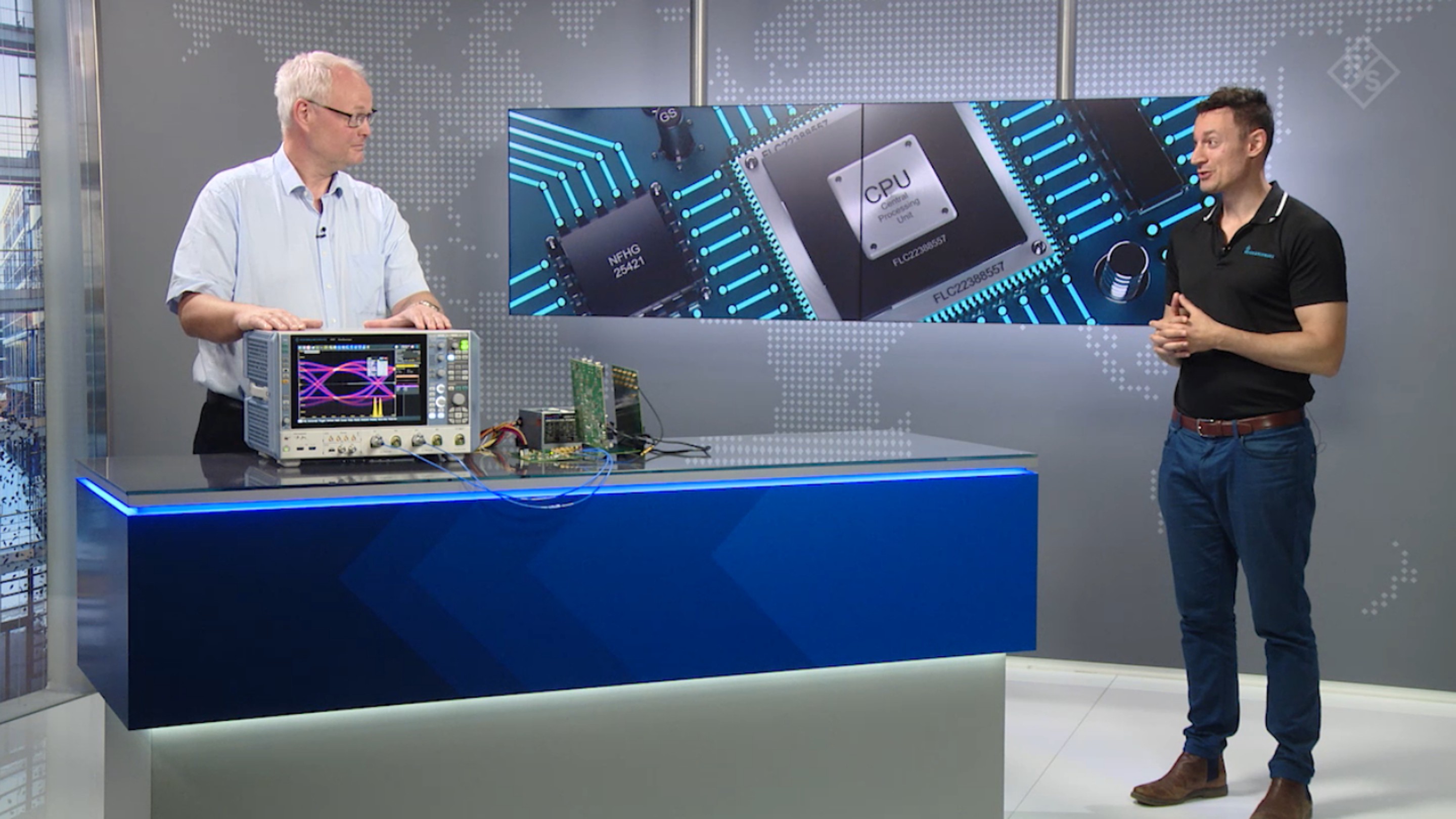 Eye diagram analysis of the PCIe Gen 3 CPU interface | Rohde & Schwarz