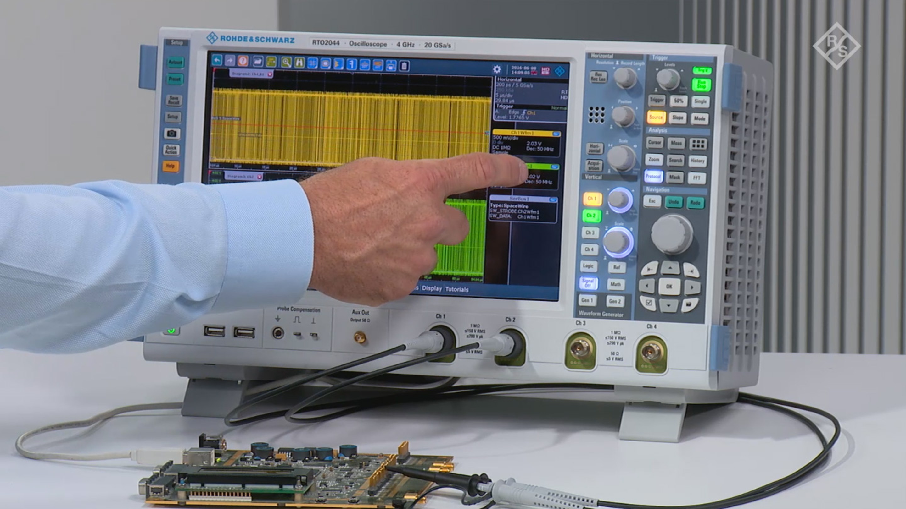 SpaceWire triggering & decoding | Rohde & Schwarz
