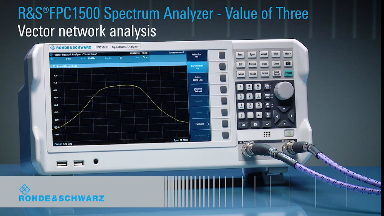 R&S®FPC | Built-in vector network analysis | Rohde & Schwarz