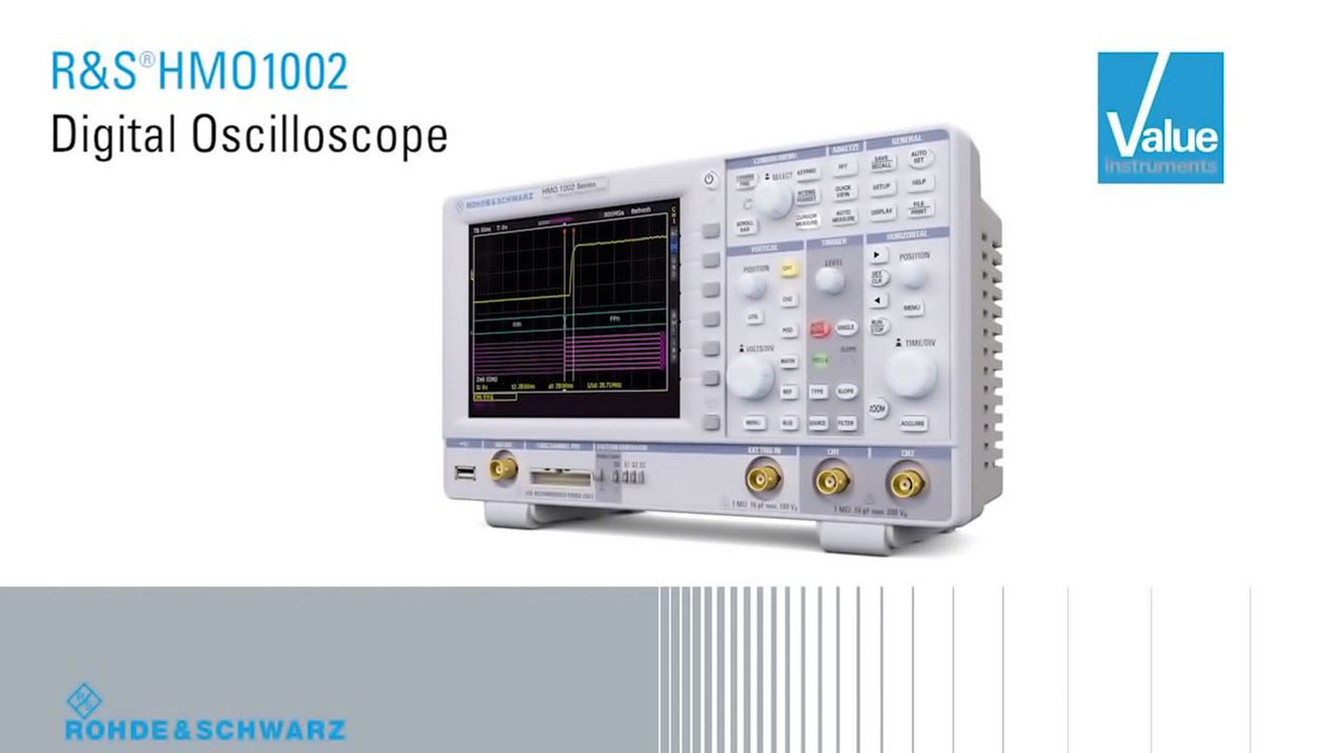 R&S®HMO1002 Digital Oscilloscopes | Rohde & Schwarz