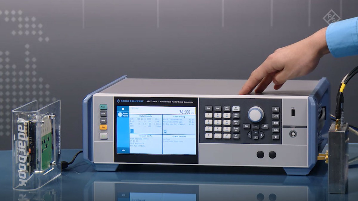 R&S®AREG100A automotive radar echo generator | Rohde & Schwarz