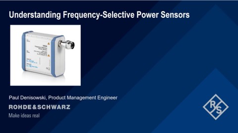 R&S®NRQ6 周波数選択型パワー・センサ | Rohde & Schwarz