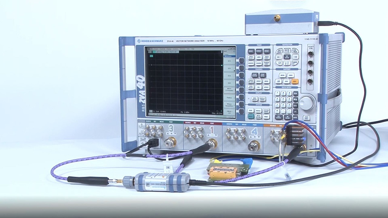 Simplified test setup using R&S®ZVAB-K30 noise figure measurement ... Simplified test setup using R&S®ZVAB-K30 noise figure measurement ...