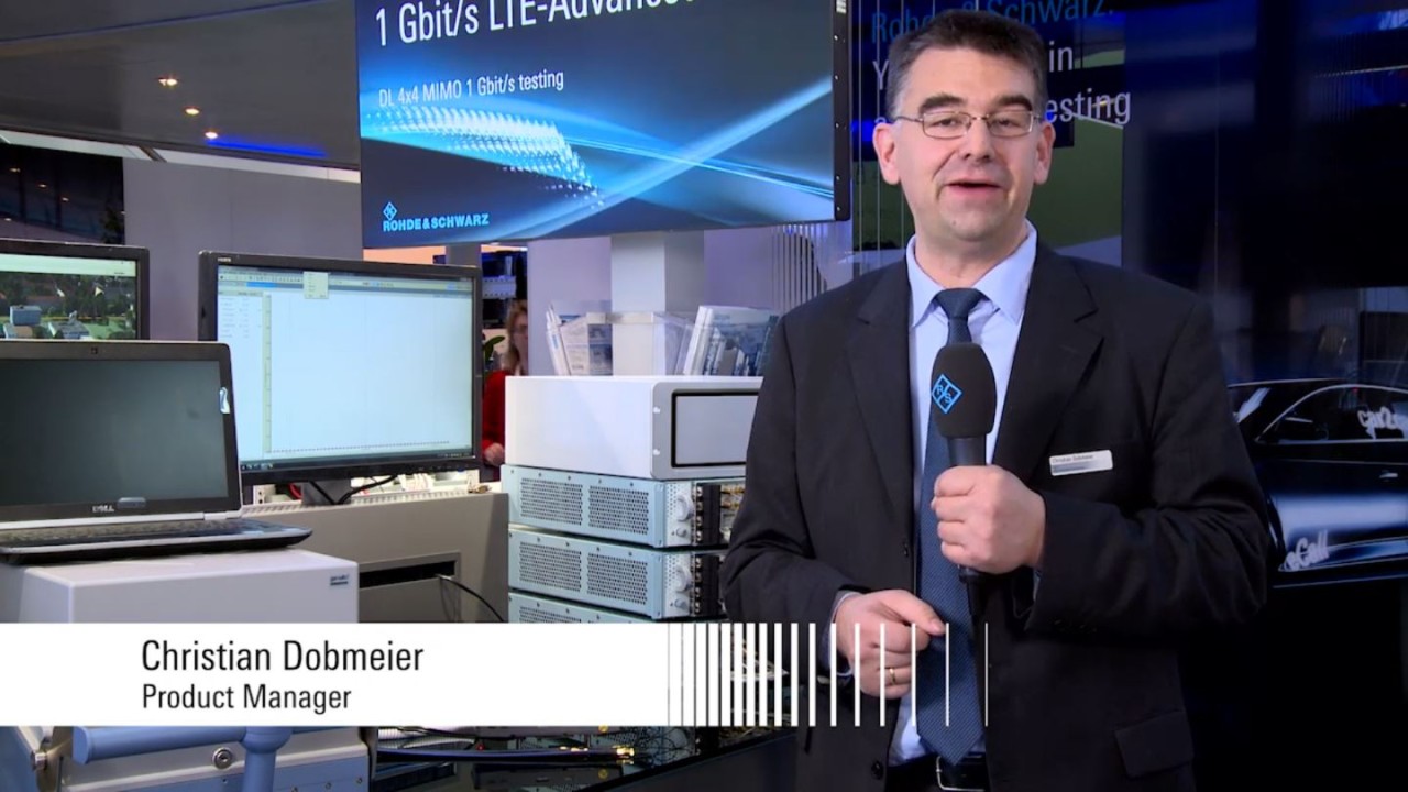 Test du LTE-A eMBB (Enhanced Mobile BroadBand) 1 Gbps, présenté au GSMA ...