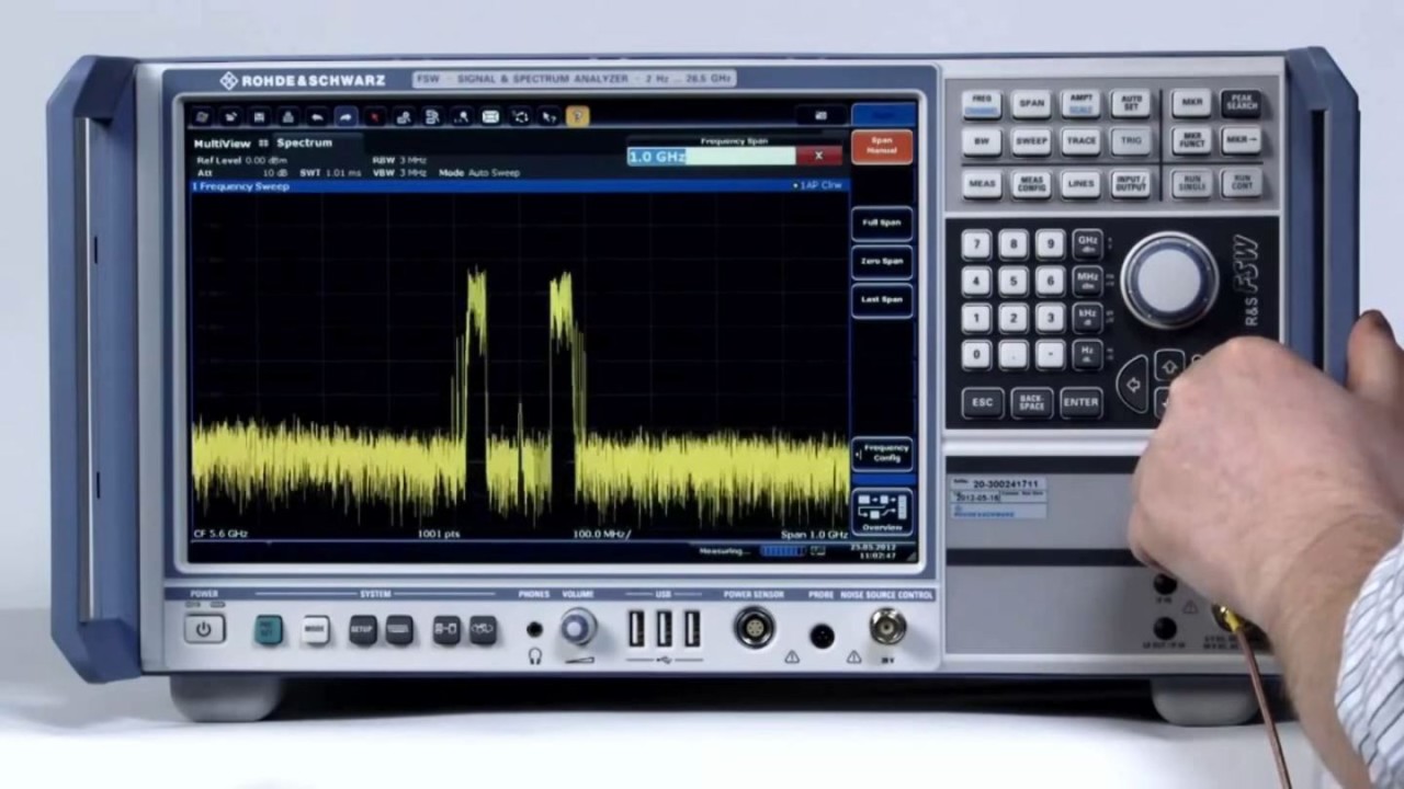 Medições de WLAN 802.11ac com o analisador de espectro e sinal R&S®FSW ...
