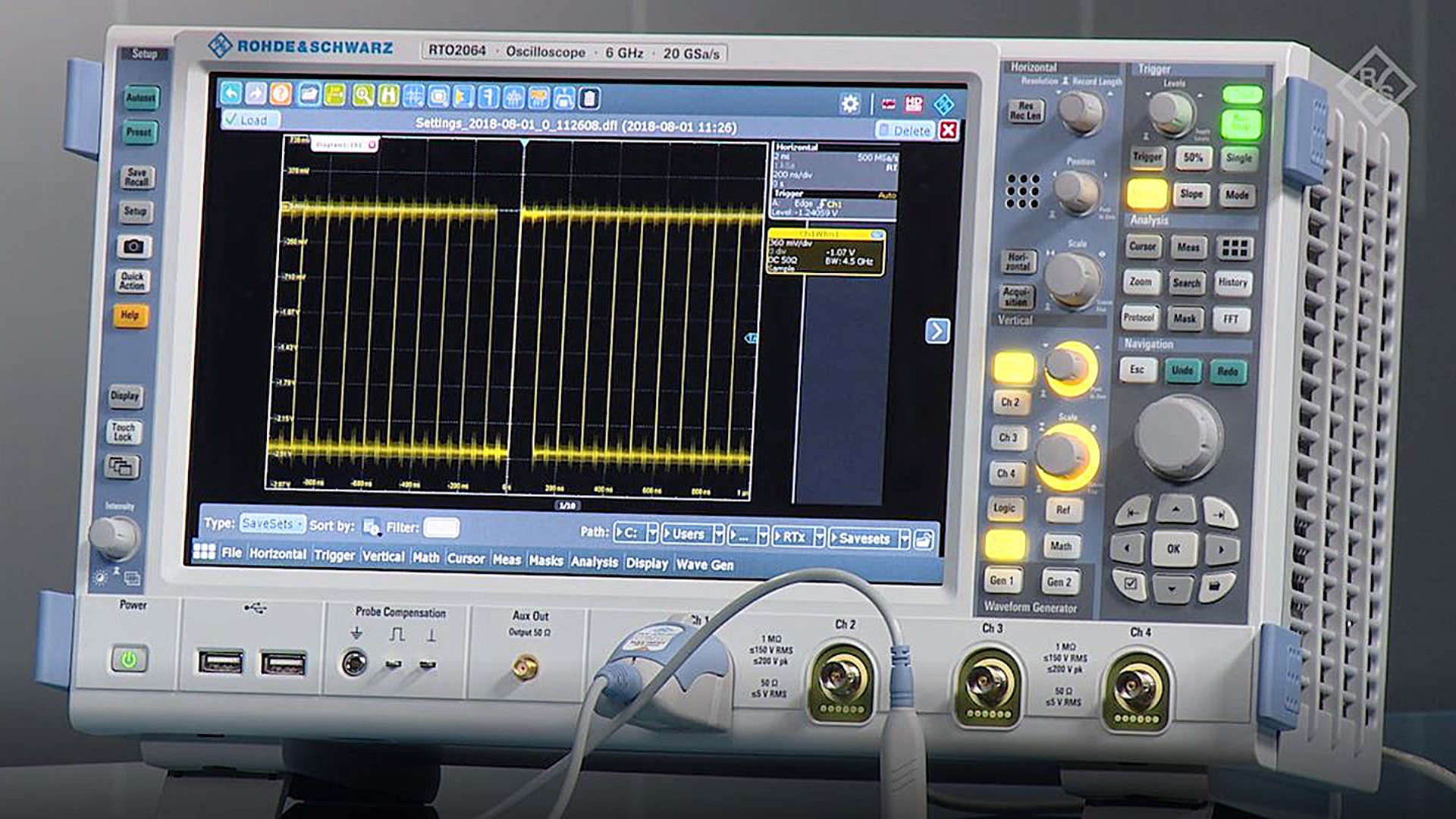Easy selection of instrument setup | Rohde & Schwarz