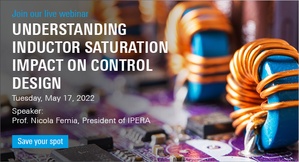 Understanding inductor saturation impact on control design - webinar